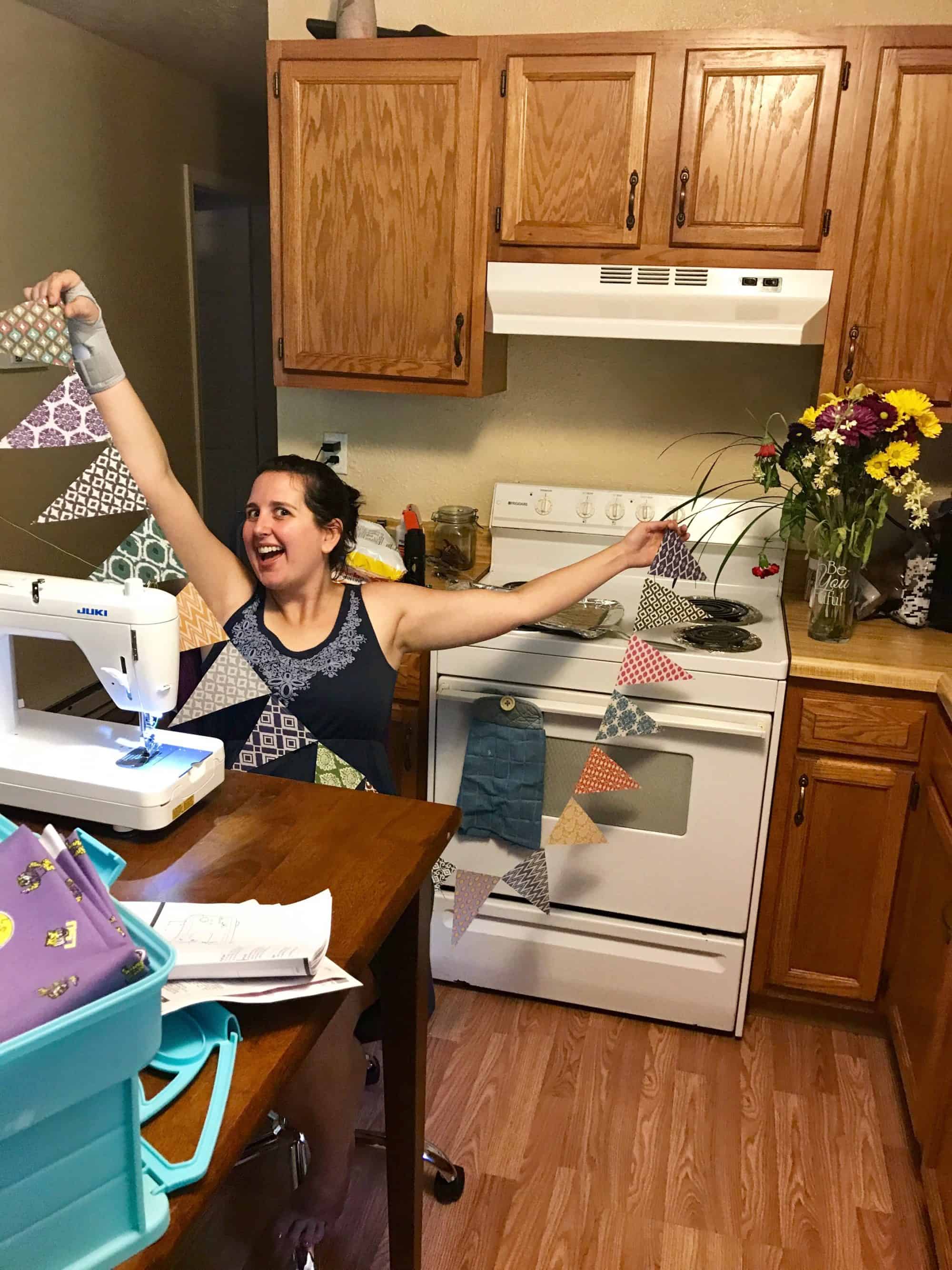 Easy Scrapbook Paper Banner