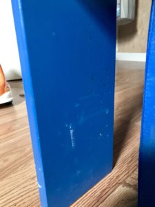 Train Table Makeover with Alphabet Magnets