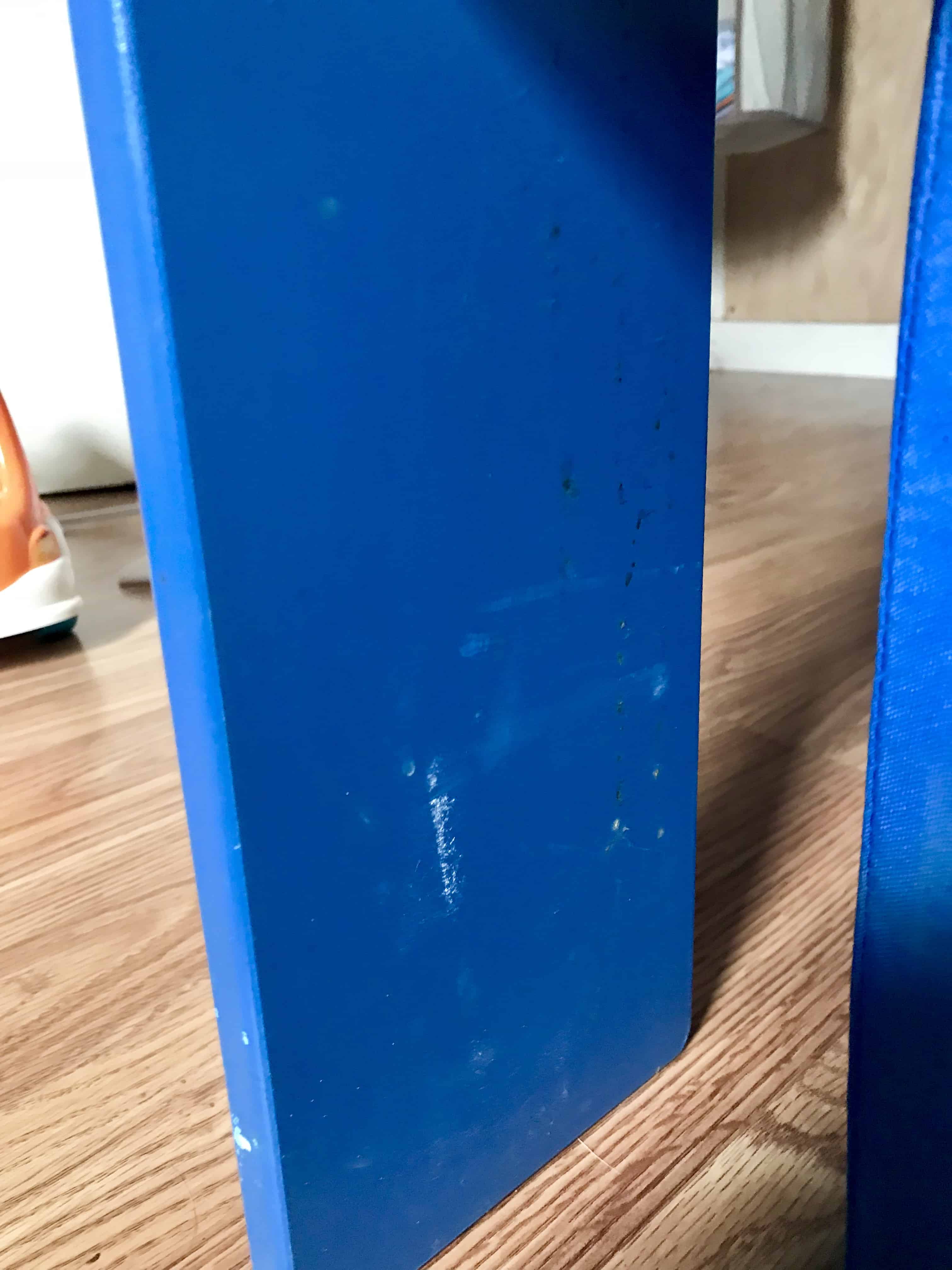 Train Table Makeover with Alphabet Magnets