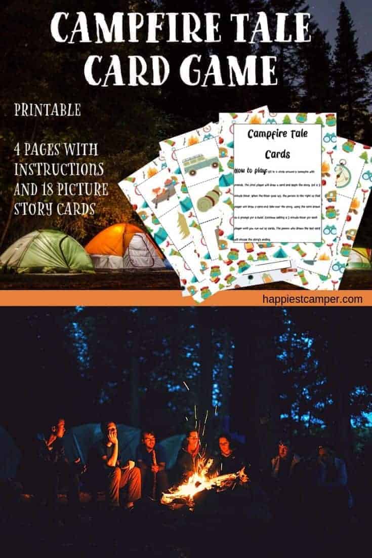 Printable Camping Card Game for the Whole Family