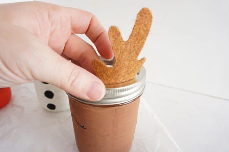 How to Paint Mason Jars for Christmas