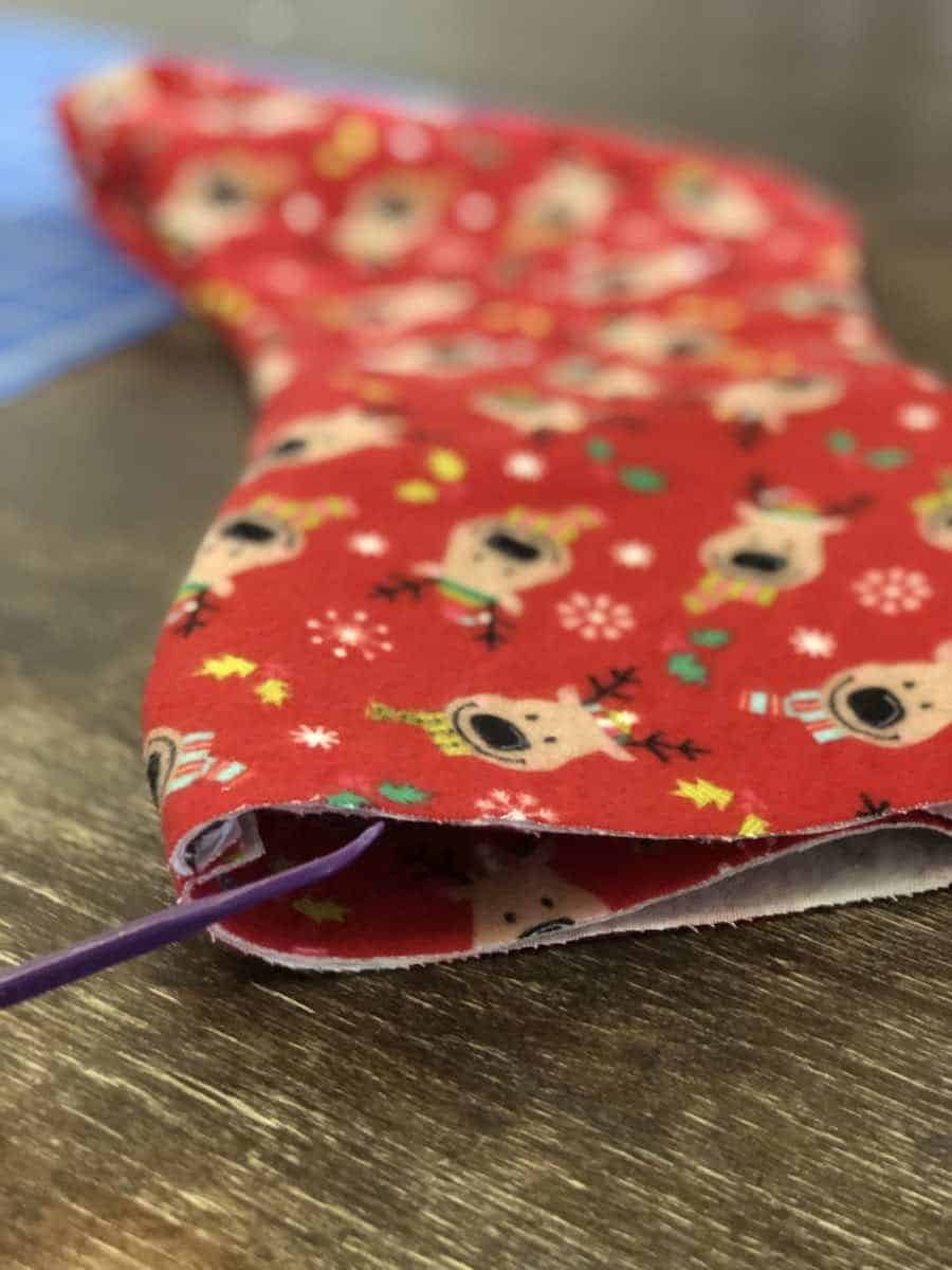 How to Sew a Christmas Stocking With Free Pattern