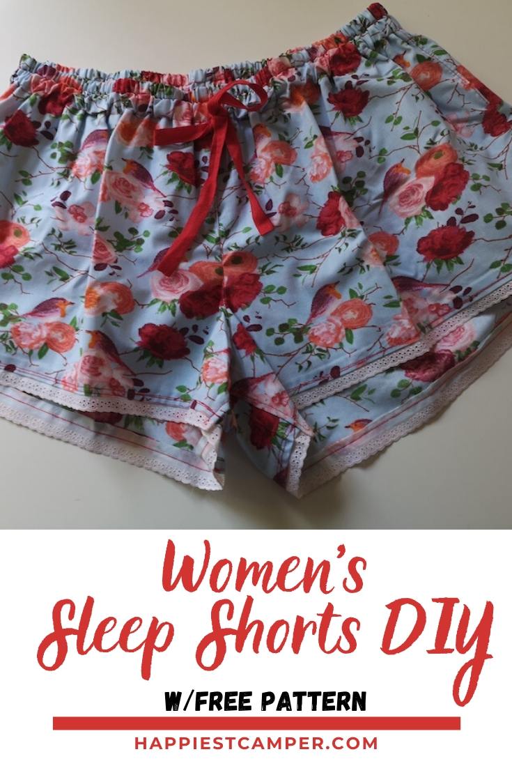 How to Sew Women's Sleep Shorts With Free Pattern