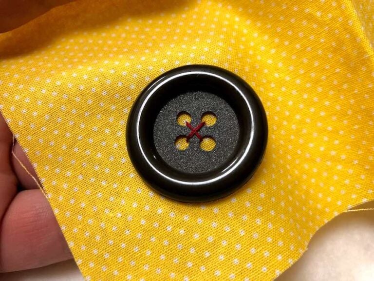 How to Sew a Four-hole Button by Hand