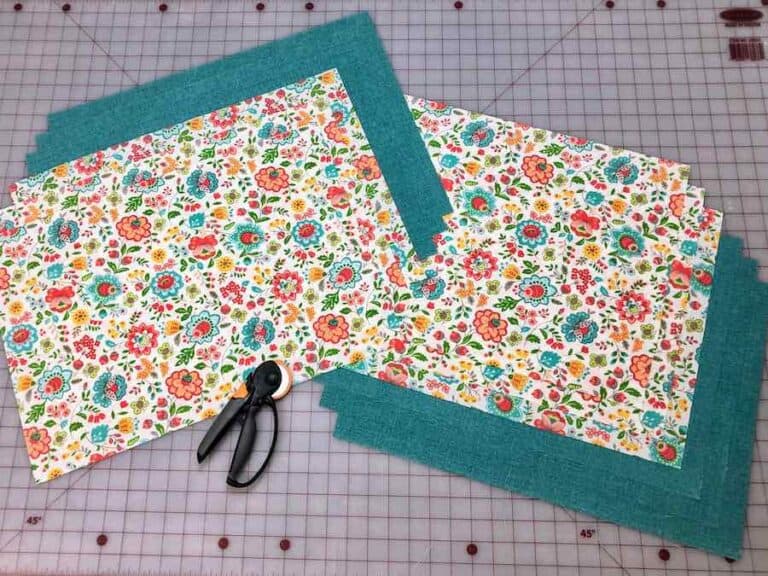 DIY Reversible Placemats Sewing Tutorial