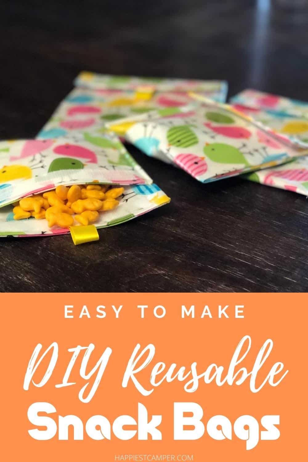 Easy To Make DIY Reusable Snack Bag