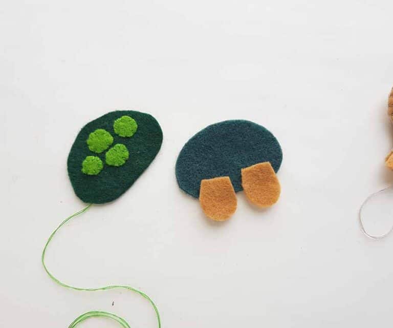 Easy Felt Turtle Baby Toy With Free Pattern