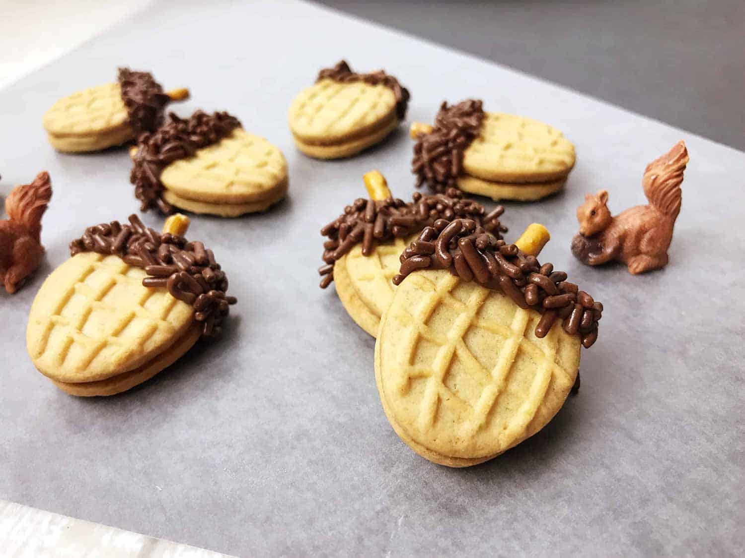 Easy Acorn Cookies for Fall