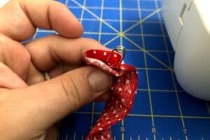 How To Make A Wristlet Keychain With Fabric