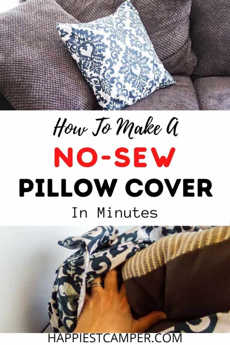 How to Make a No-Sew Pillow Cover in Minutes!