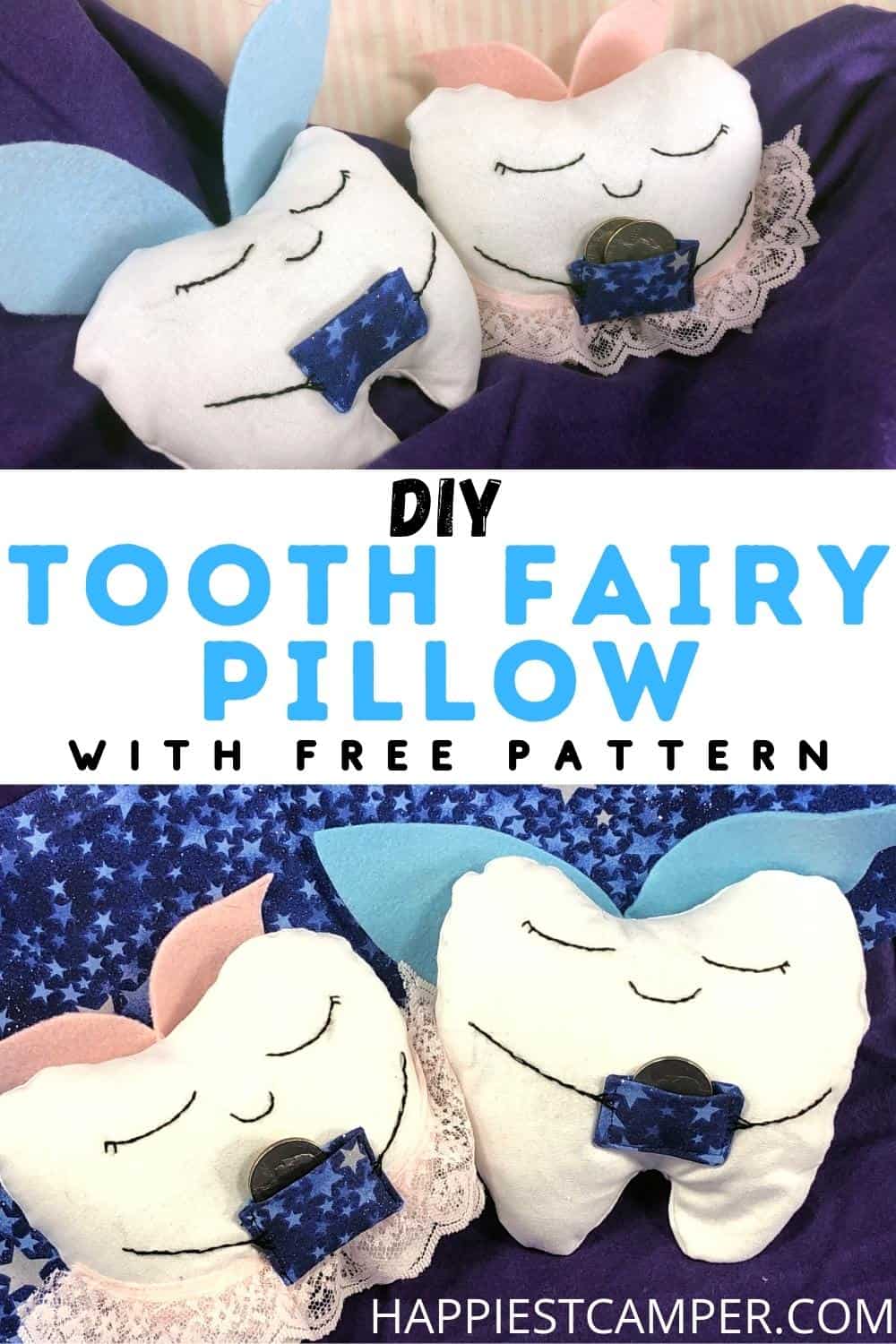 DIY Tooth Fairy Pillow Tutorial with Free Sewing Pattern