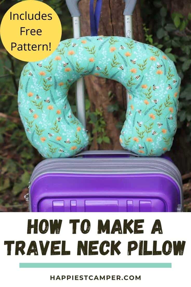 How to Make a Travel Neck Pillow with Pattern