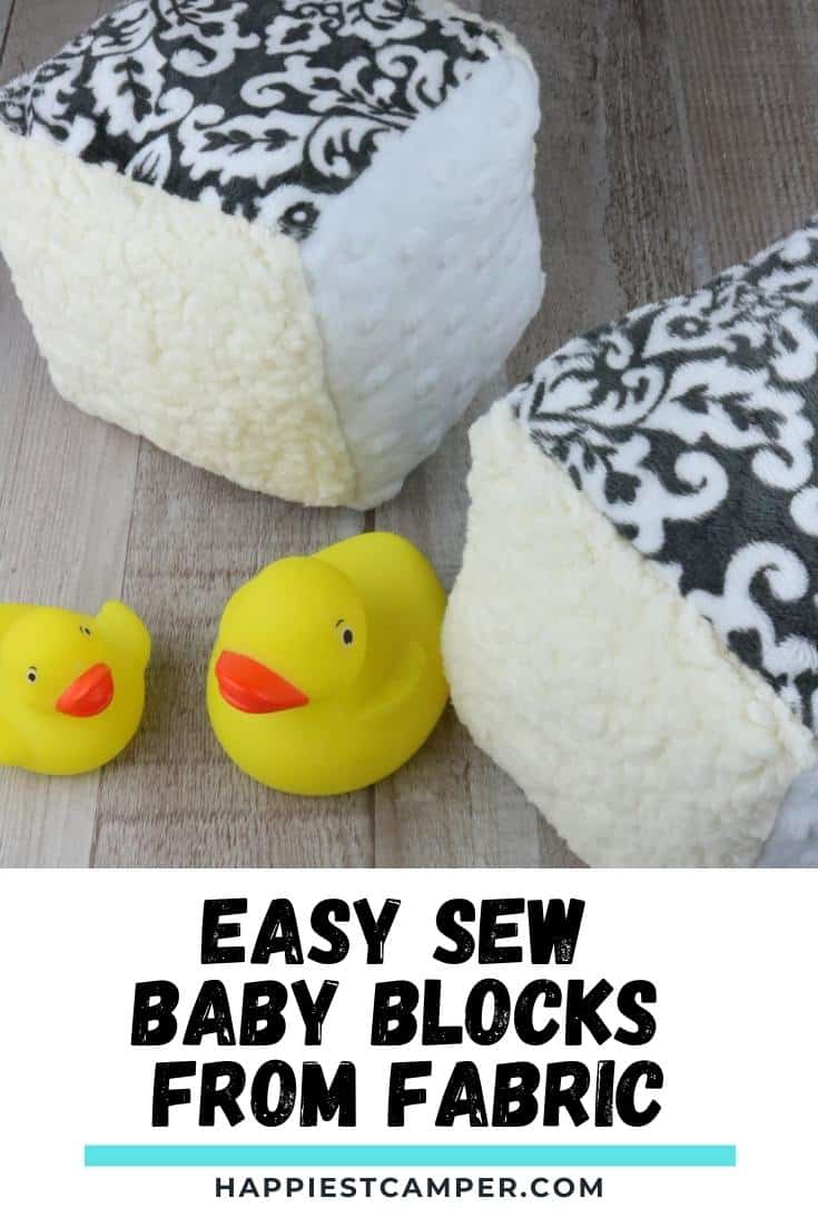 Easy Sew Baby Blocks From Fabric