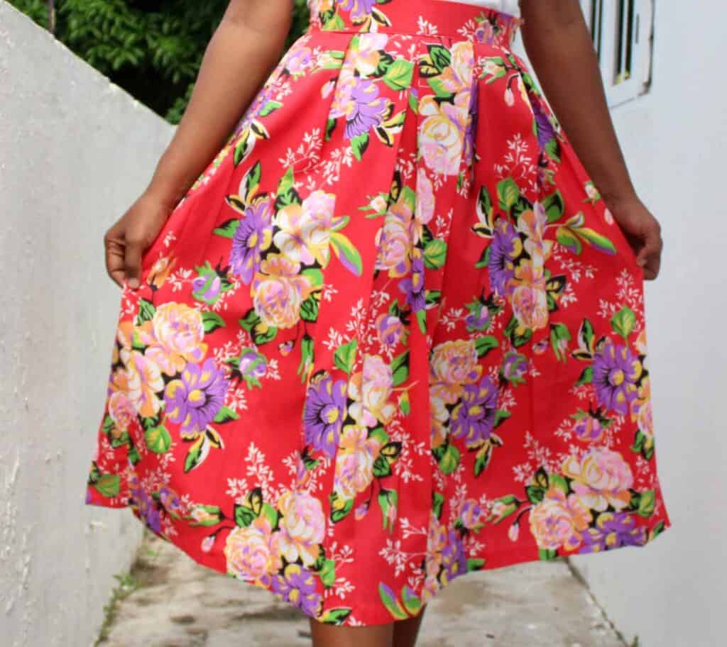 How To Make A Pleated Skirt With Free Pattern