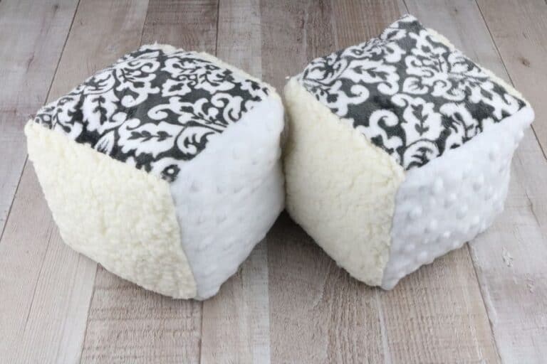 Easy Sew Baby Blocks From Fabric
