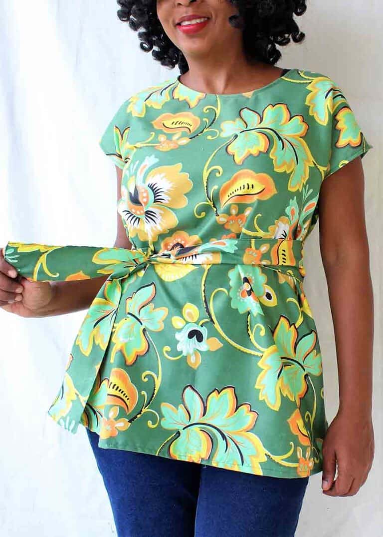 How To Make A Tunic Top With Free Tunic Top Sewing Pattern