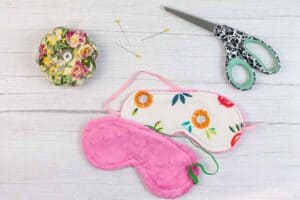 DIY Sleep Mask With Free Printable Pattern