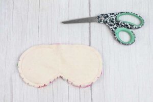 DIY Sleep Mask With Free Printable Pattern