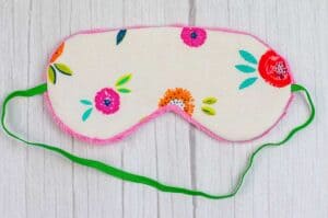DIY Sleep Mask With Free Printable Pattern
