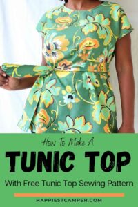 How To Make A Tunic Top With Free Tunic Top Sewing Pattern
