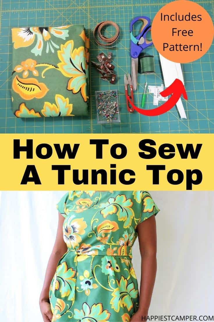 How To Make A Tunic Top With Free Tunic Top Sewing Pattern