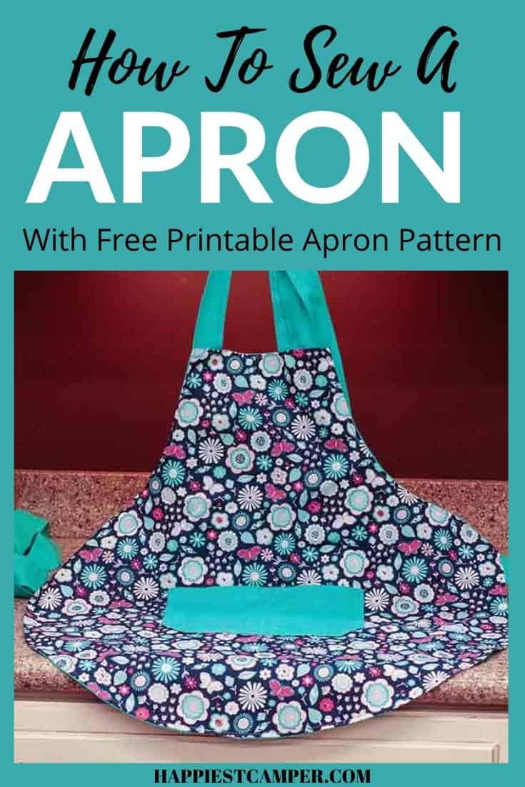 How To Sew An Apron With Free Printable Apron Pattern