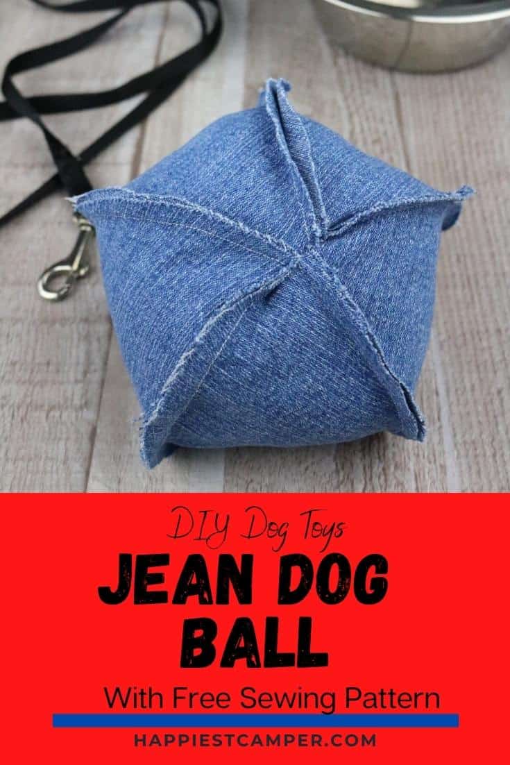 DIY Dog Toys - Jean Dog Ball with Free Pattern