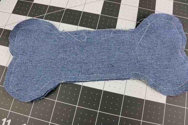 Easy DIY Dog Chew Toy - Sew a Jean Dog Bone with Pattern
