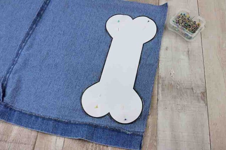 Easy DIY Dog Chew Toy - Sew a Jean Dog Bone with Pattern