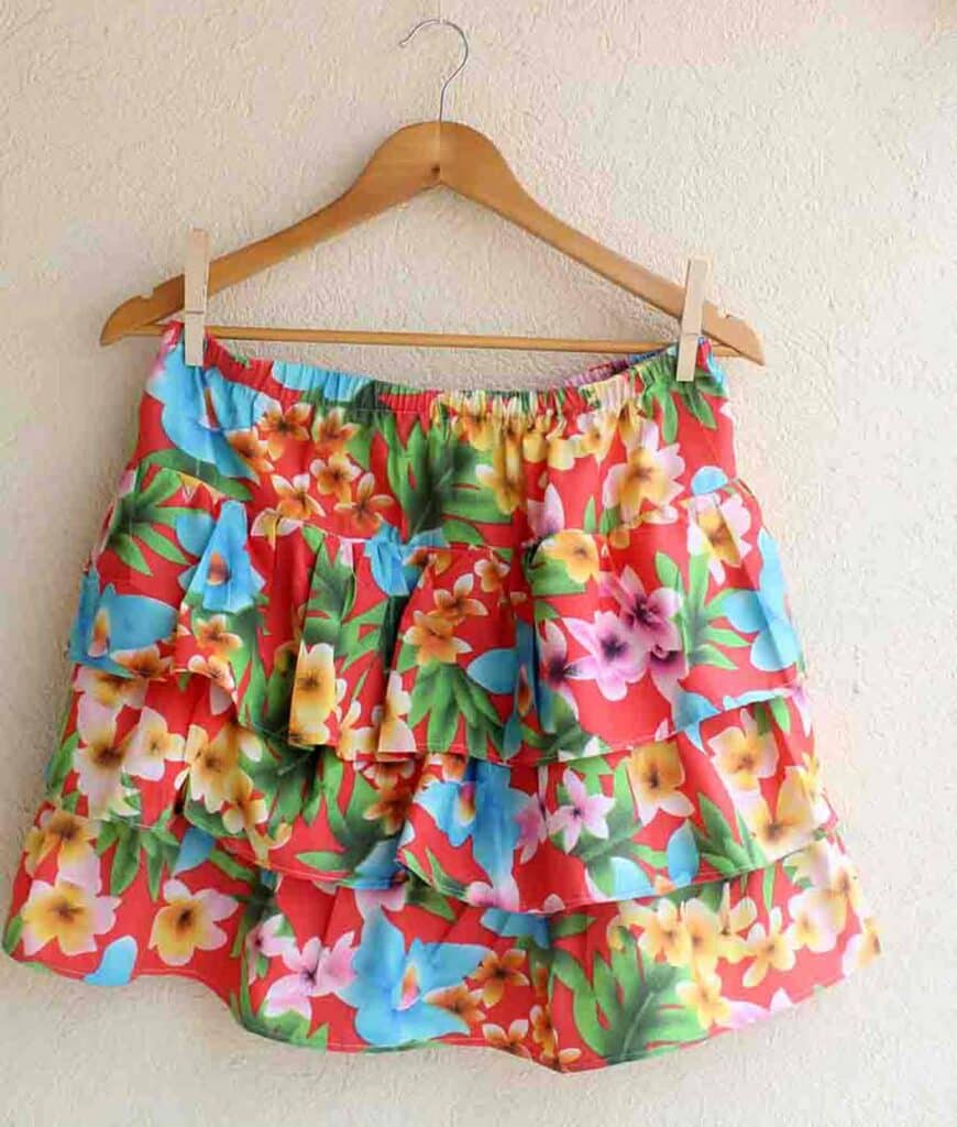 How To Make A Ruffle Skirt - Free Printable Pattern