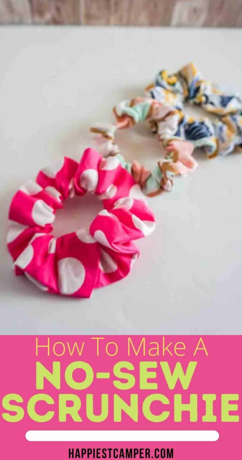 Easy DIY No-Sew Scrunchie
