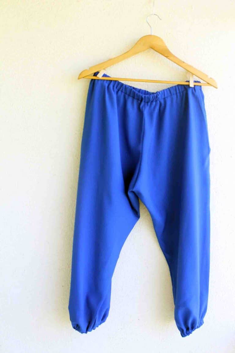 DIY Jogger Pants Sewing Tutorial With Free Jogger Pants Pattern