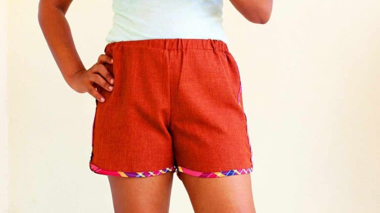 How to Sew Gym Shorts - Printable Sewing Pattern