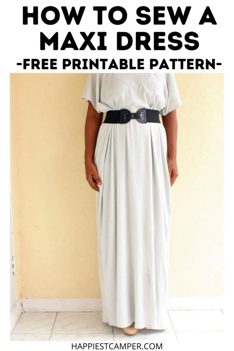 How To Sew A Maxi Dress - Free Printable Pattern