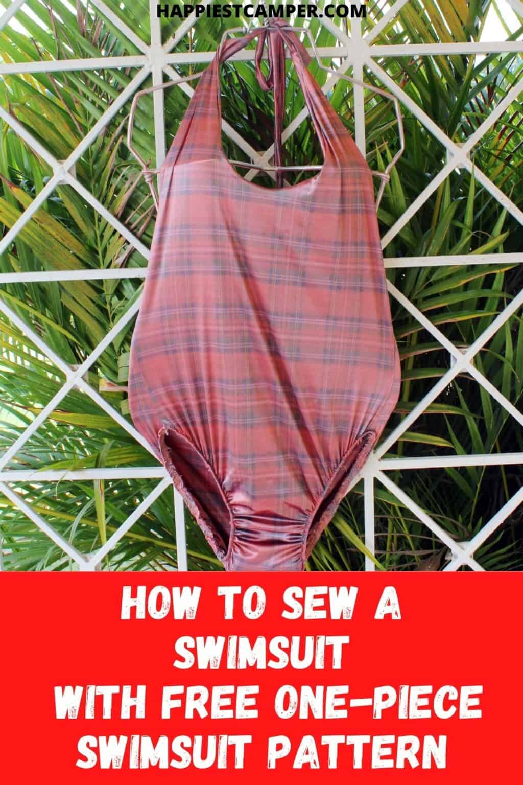 How To Sew A Swimsuit With Free One-Piece Swimsuit Pattern