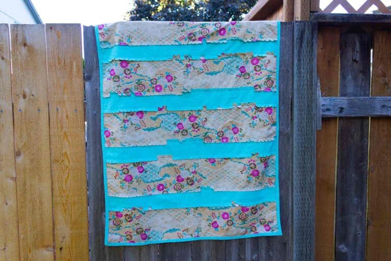 How To Make A Baby Rag Quilt