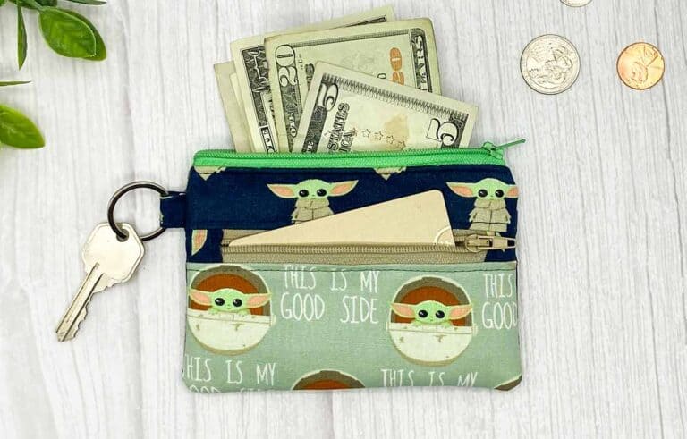 How To Sew A Double Zipper Coin Purse