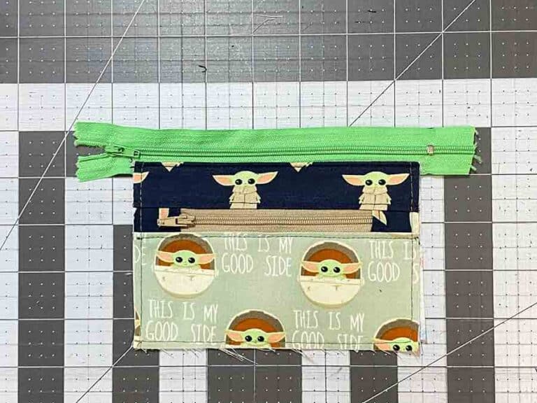 How To Sew A Double Zipper Coin Purse