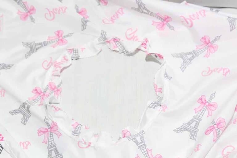 How To Make A Wrap Top With Printable Pattern