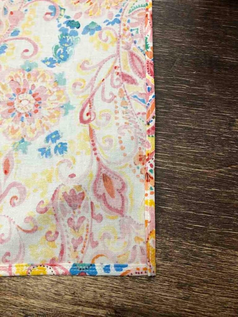How To Sew Rolled Hem Napkins