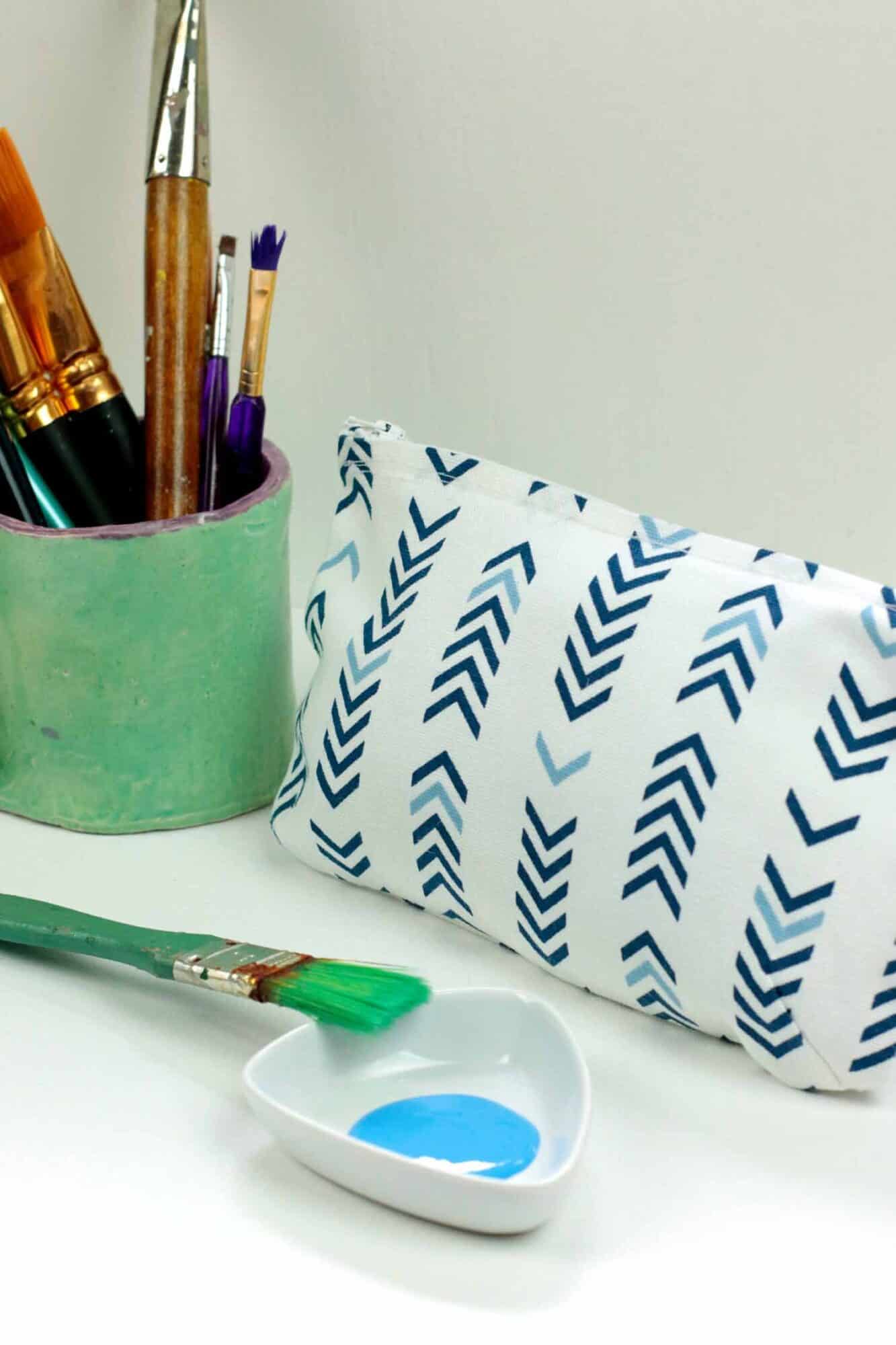 How To Sew A Rectangle Zipper Pouch