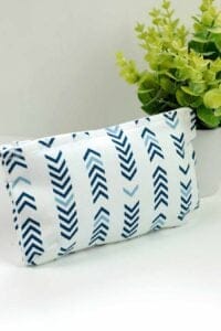 How To Sew A Rectangle Zipper Pouch