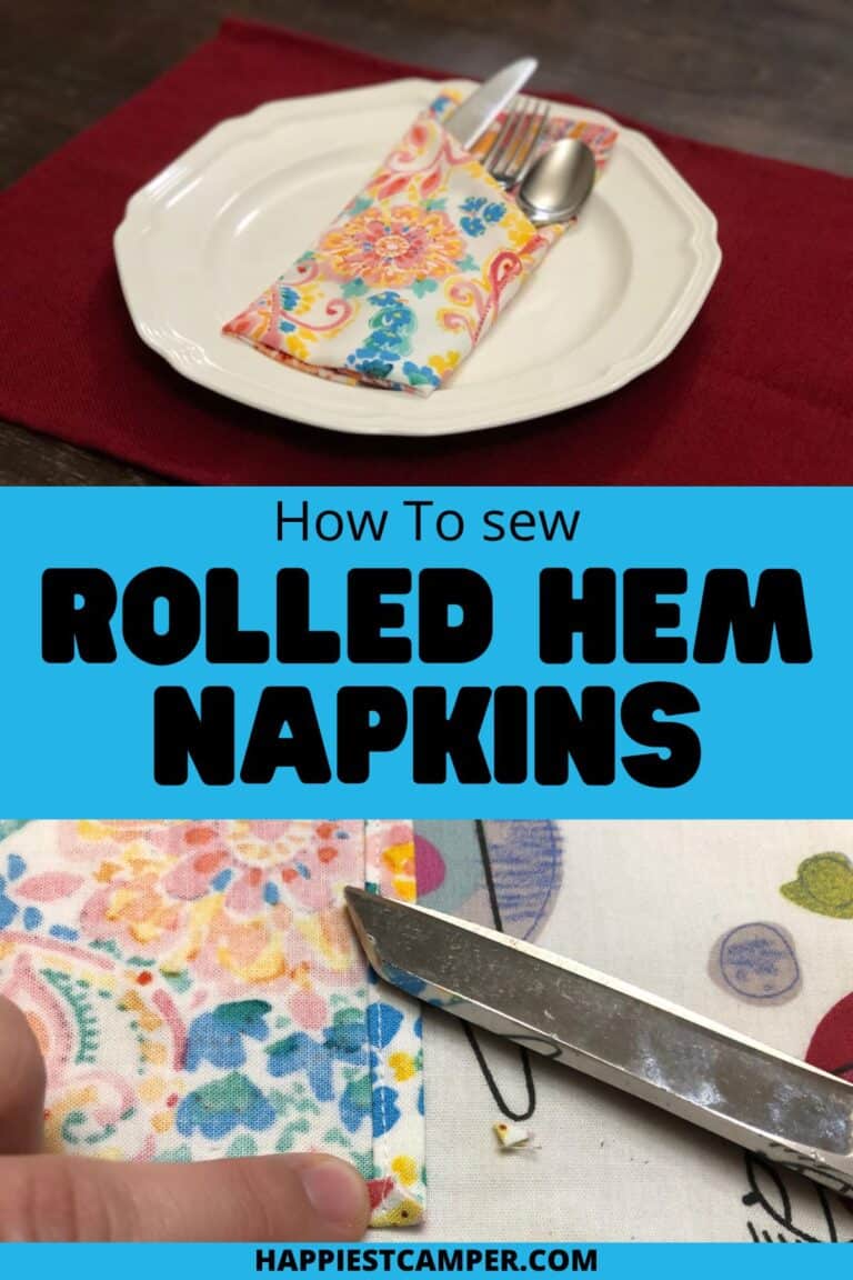 How To Sew Rolled Hem Napkins