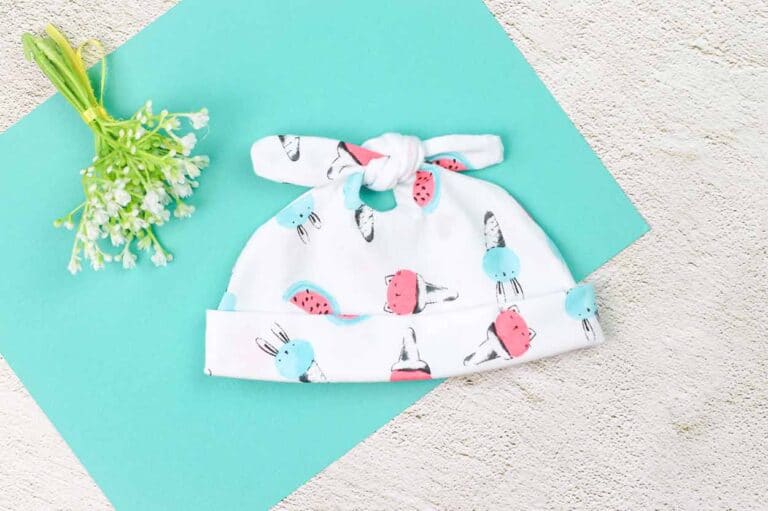 How To Make A Baby Hat with Free Printable Pattern