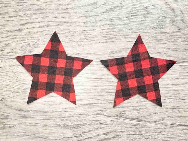 How To Make A Fabric Star Ornament With Free Printable Pattern