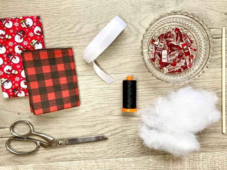 How To Make A Fabric Star Ornament With Free Printable Pattern