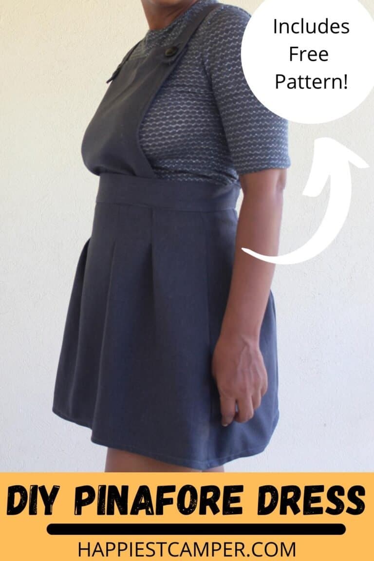 How To Make A Pinafore Dress with Free Pinafore Dress Pattern