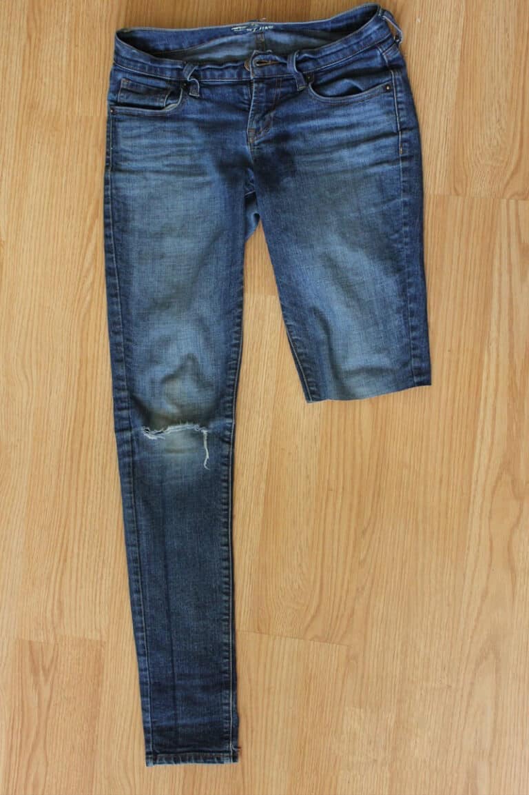 How To Make Jeans Into Shorts The Easy Way