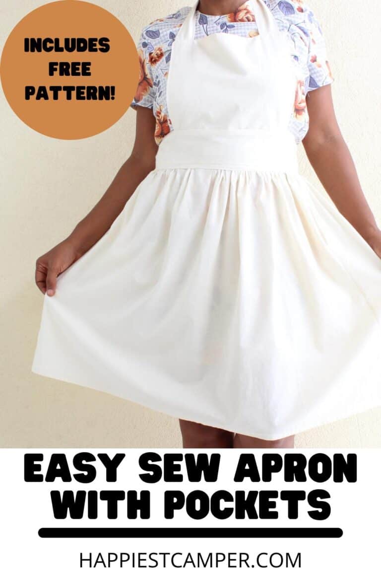 How To Make A Women's Apron With Pockets - Free Printable Pattern