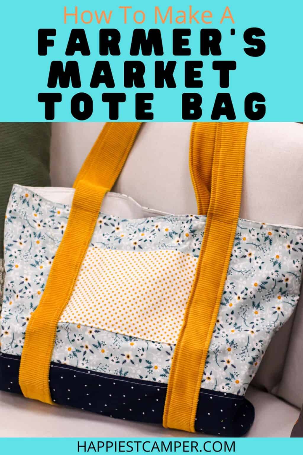 How To Make A Farmer's Market Tote Bag with Market Tote Pattern